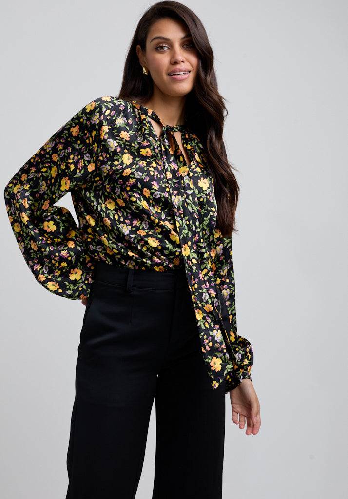 Helena Floral Blouse in Multi | Tops | LilyandLionel – Lily and Lionel ...