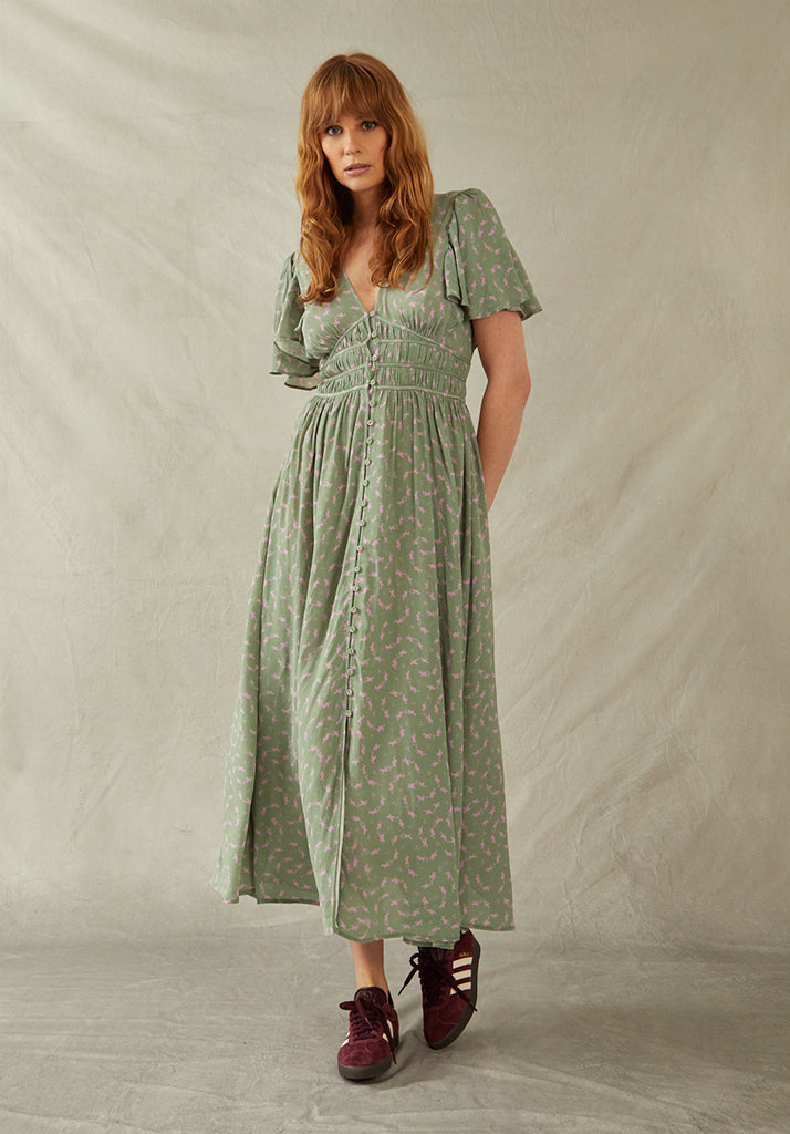 Savannah Dress Dove Green | Dresses | LilyandLionel – Lily and Lionel ...