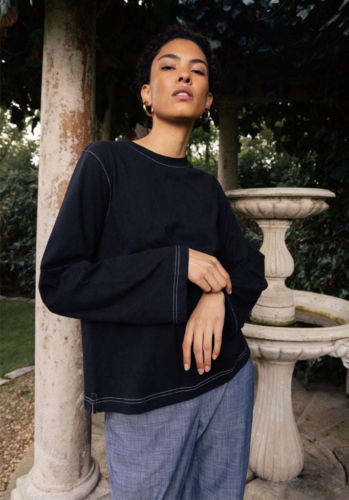 Bell Top in Black | Tops | LilyandLionel – Lily and Lionel London Limited