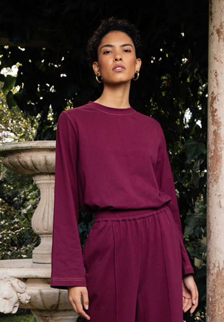 Bell Top in Burgundy | Tops | LilyandLionel – Lily and Lionel London ...